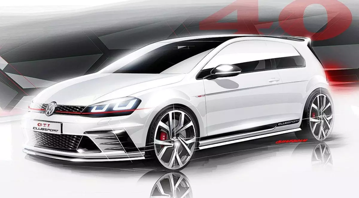 Фольксваген 265 көчле гольф GTI клубын концепциясен тәкъдим итәчәк