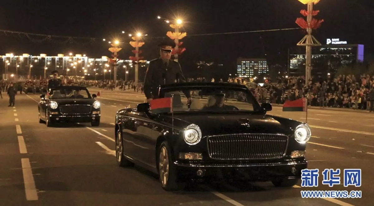 Victory Parade i Minsk kommer att acceptera Hongqi L5 kinesiska omvandlaren