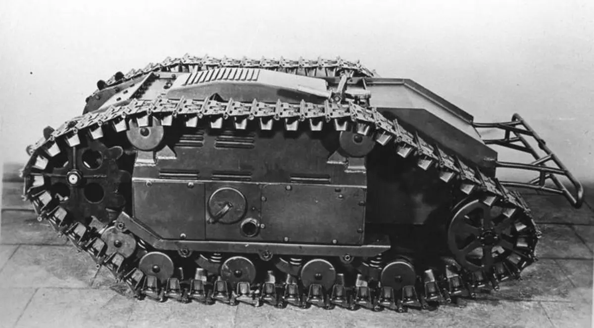 Mochine o ts'oanang E-1-627 o ile oa latela torpedo "Goliathe" SD.kfz.303a.3pg