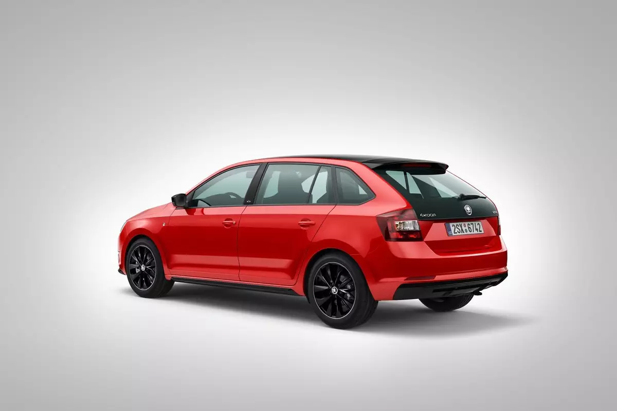 Skoda nyari na Rapid Umwanya uzasohokanwa na Monte Carlo 11490_2