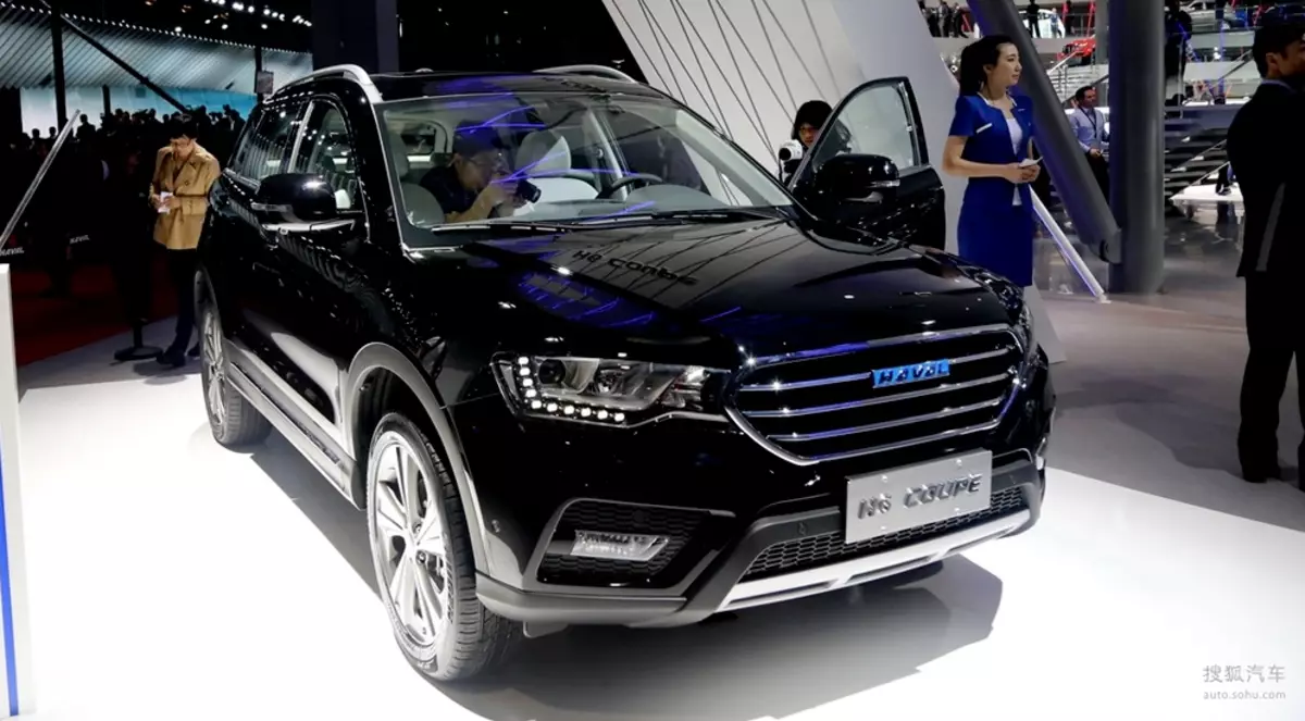 Great Wall သည်မော်ဒယ် Suv Haval Haral H6 Coupe ၏မော်ဒယ်အကွာအဝေးကိုဖြည့်စွက်