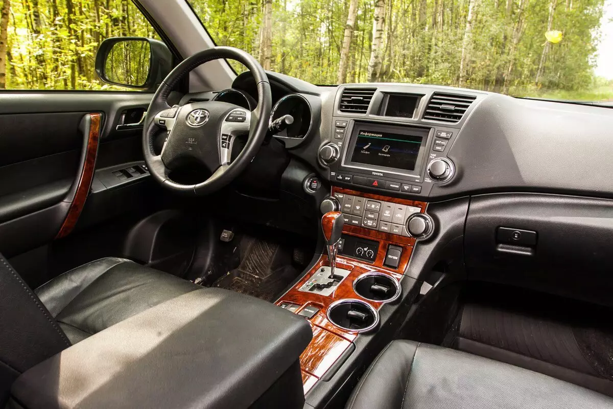 Interior Toyota Highlander.