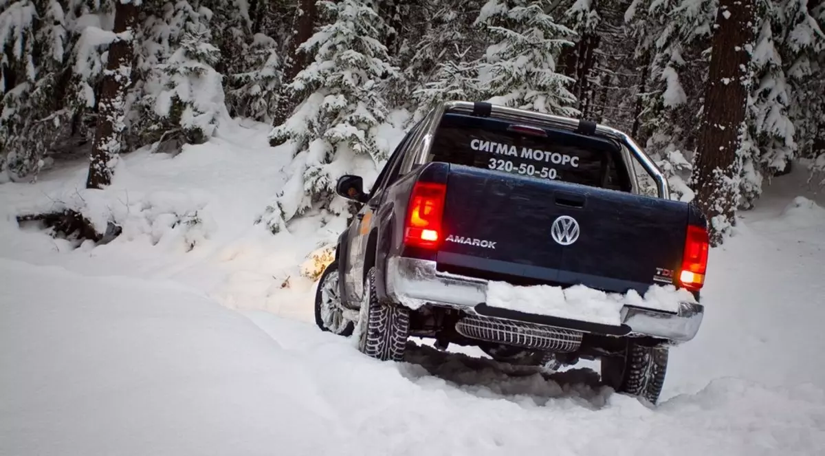 Testkjøring Volkswagen Amarok: Han ble begravet i kloden 15876_16