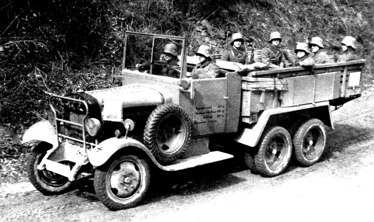Niemieckie ciężarówki II wojna światowa
