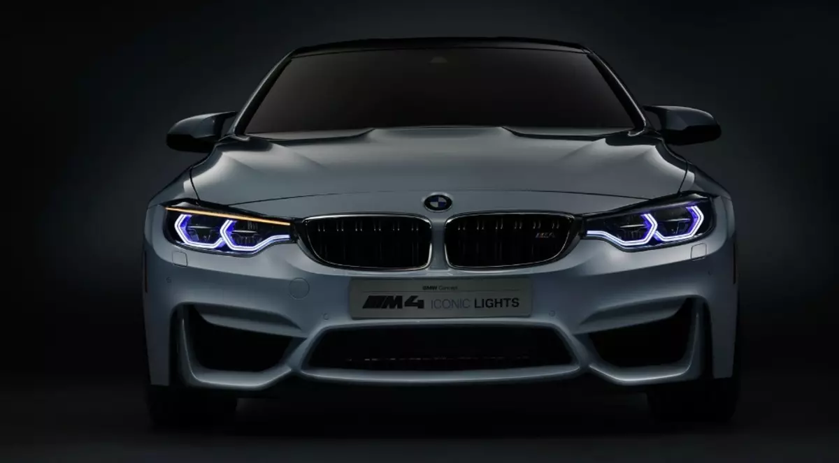 BMW het 'n nuwe generasie optika op die konsep van M4-ikoniese lig getoon 18570_2