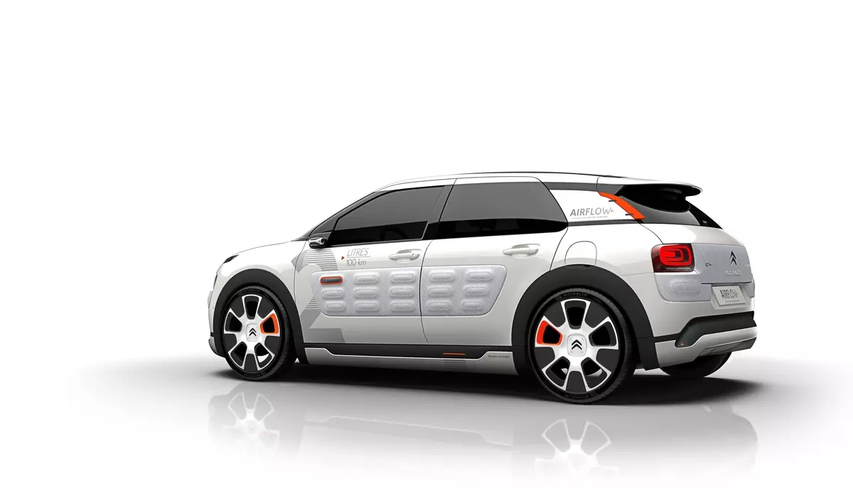 Citroen gosipụtara C4 Cactus Airplow 2l na ngwakọ na ikuku na-agbakọrọ 19298_10