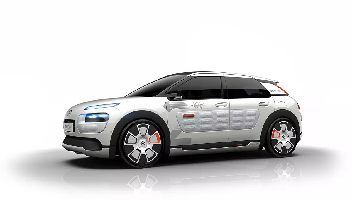 Η Citroen παρουσίασε μια έννοια C4 Cactus Airflow 2L με ένα υβρίδιο σε πεπιεσμένο αέρα 19298_5