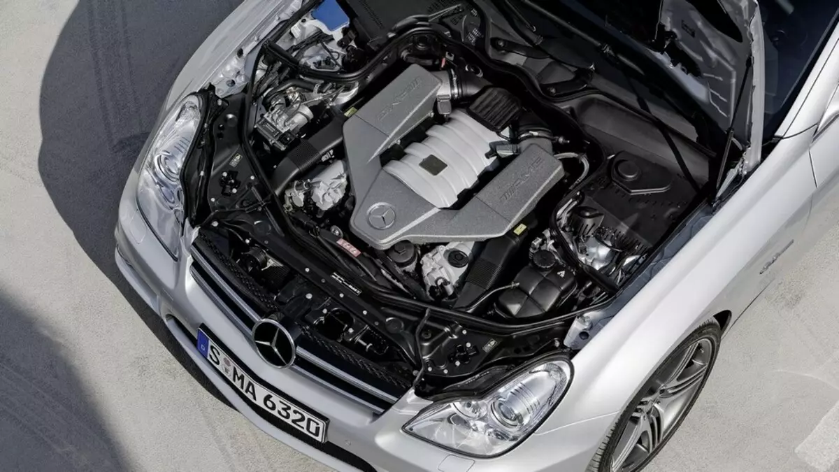 Sous la capuche Mercedes-Benz CLS 63 AMG Worldwide (C219) '2008-07.2010