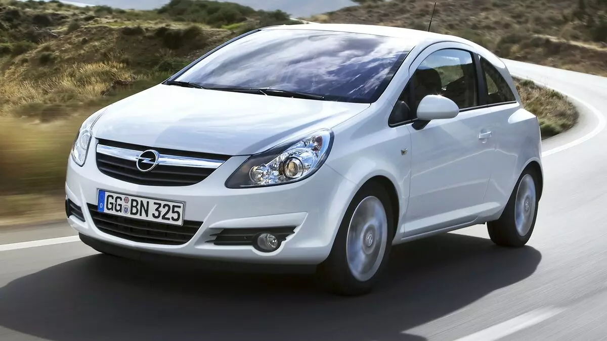 ໃນຮູບ: Opel Corsa 3- ປະຕູ (D) '2009-10