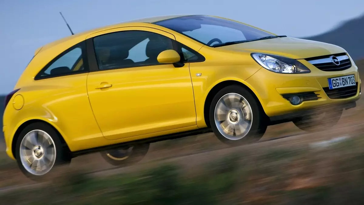 ໃນຮູບ: Opel Corsa 3- ປະຕູ (D) '2009-10