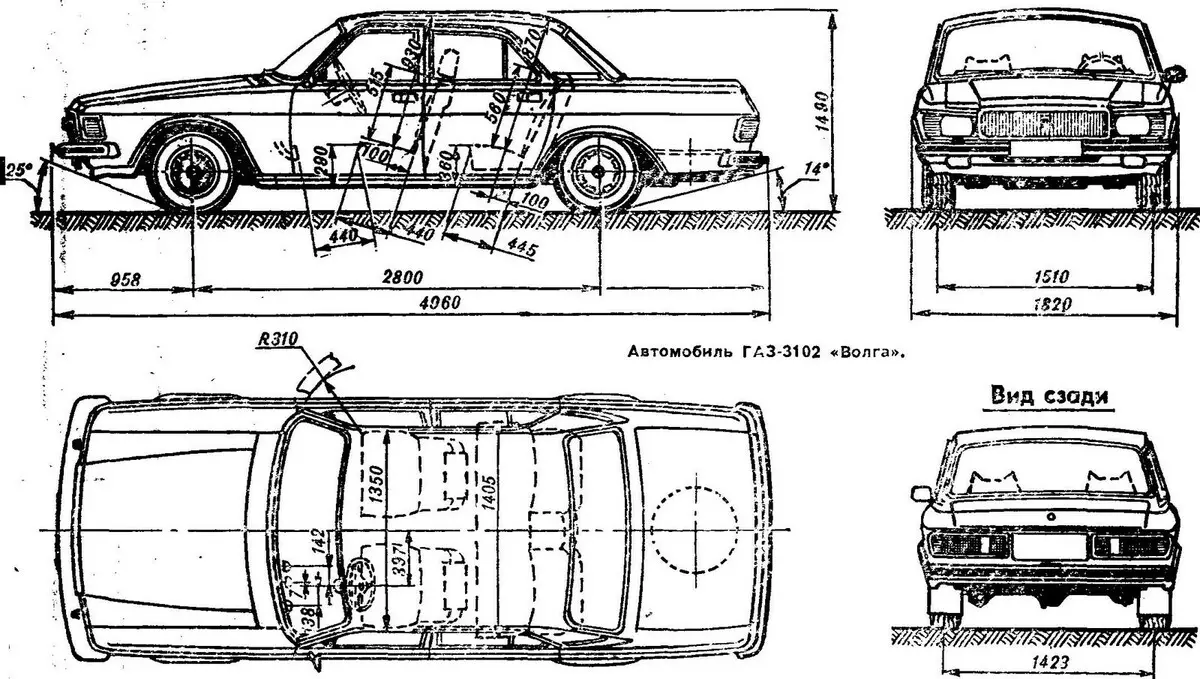 GAZ 3102 VOLGA skeem