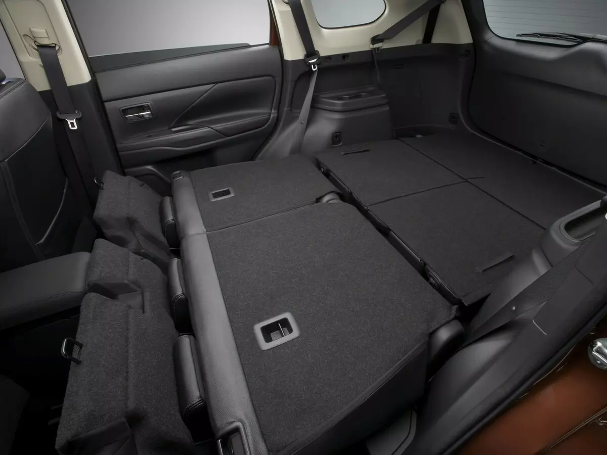 Interiorul Mitsubishi Outlander Worldwide '2012-14 Epicat trunchi