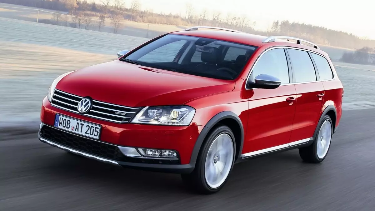 Ao amin'ny sary: ​​Volkswagen Passat Alltrack (b7) '2012-14