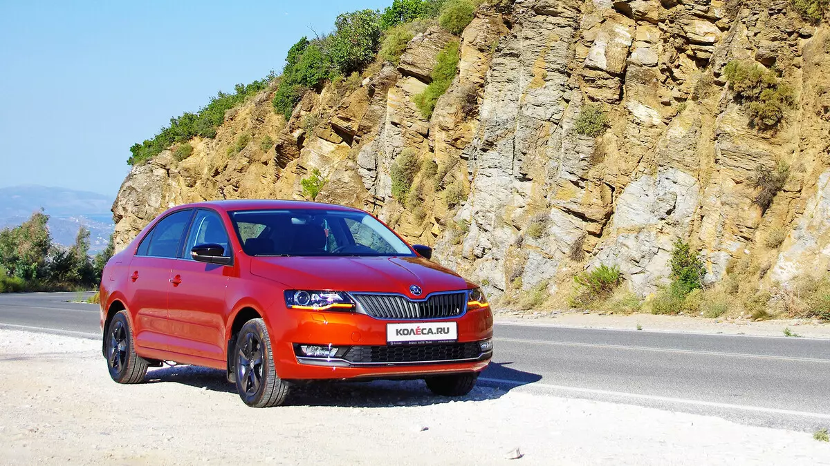 Ew hêsan e ku ciwan be: Test Drive Skoda Rapid nûve kir 20095_26