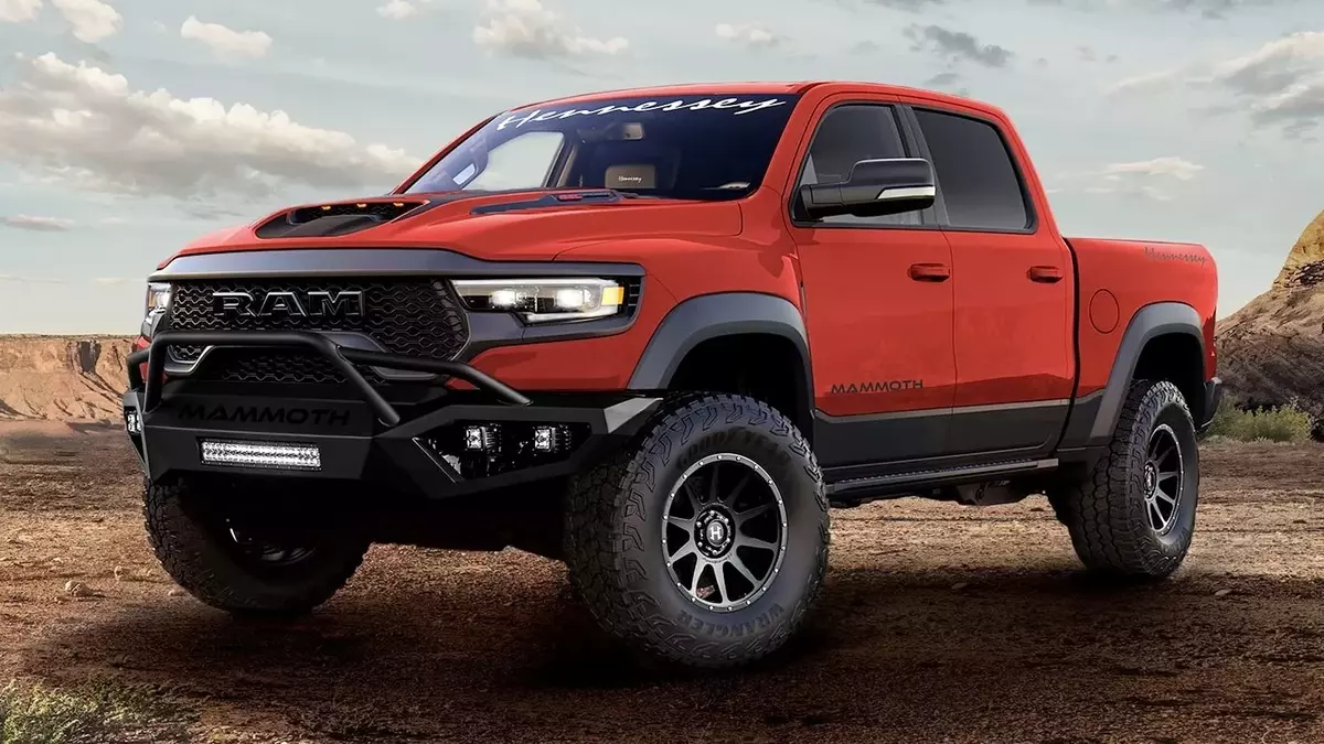 מפנטזיה למציאות: Hennessey עשוי RAM 1500 TRX Picap SUV 20160_3