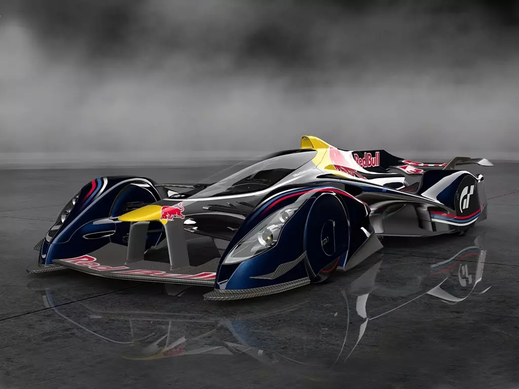 Red Bull F1-team kin in roadsport auto frijlitte