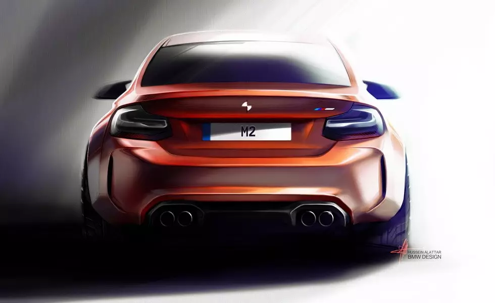 Sketch BMW M2.
