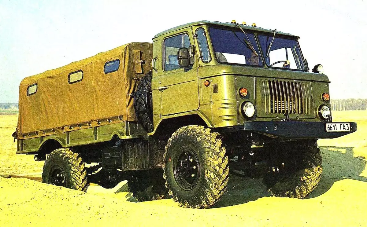 GAZ-66: 40 years of development and development of the army truck 20630_1