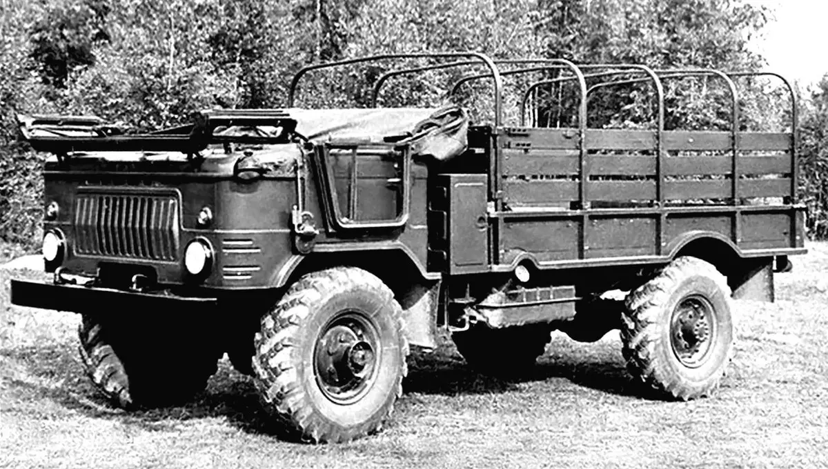 Gaz-66: Shekaru 40 na ci gaba da ci gaban motar Sojojin Sojoji 20630_11