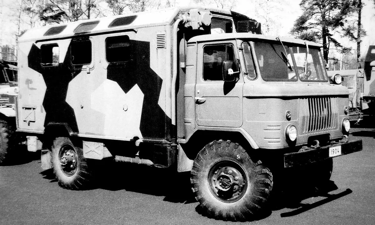 GAZ-66: 40 ஆண்டுகள் அபிவிருத்தி மற்றும் இராணுவ டிரக் அபிவிருத்தி 20630_19