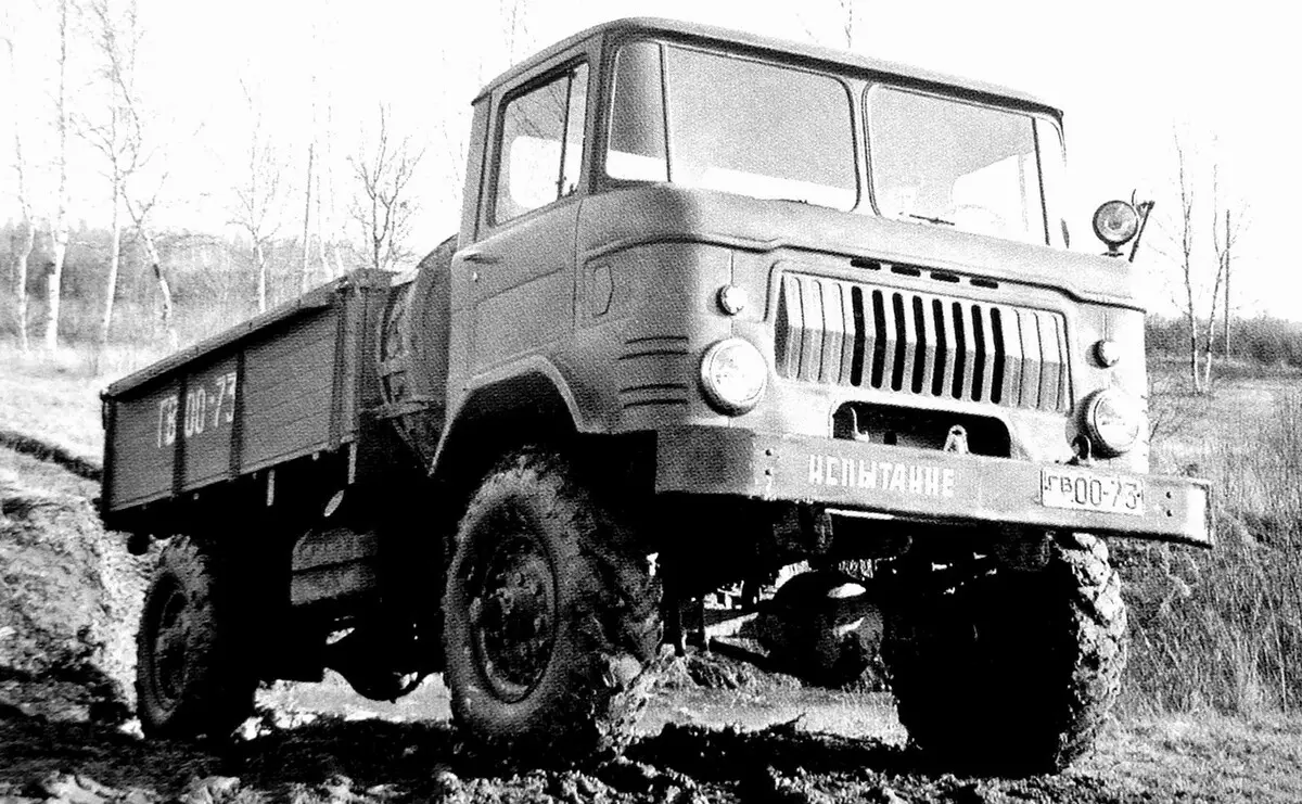 GAZ-66: 40 ans de développement et de développement du camion de l'armée 20630_2