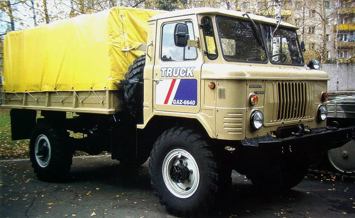 GAZ-66: 40 ans de développement et de développement du camion de l'armée 20630_28