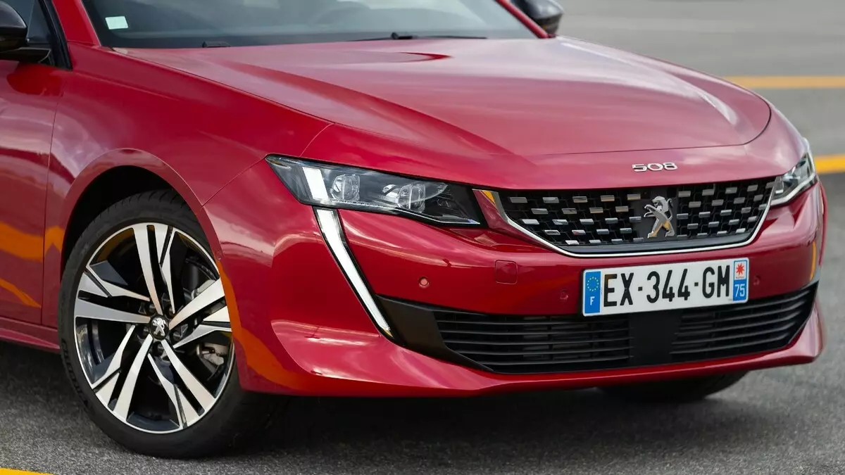 Peugeot 508 Aurrealde gorria