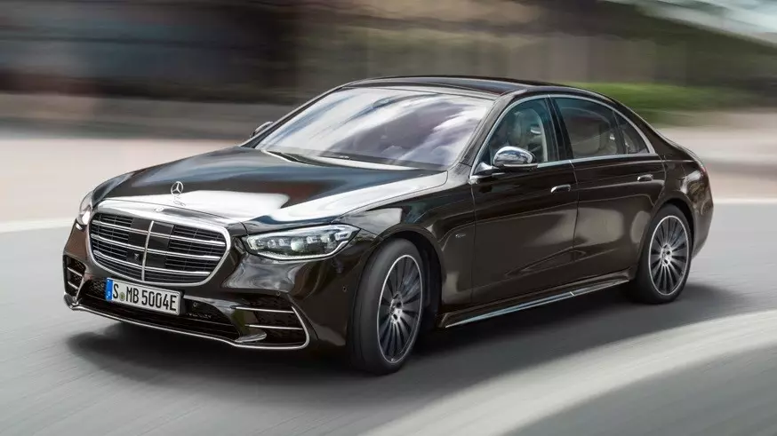 I-New Mercedes-Benz S-Iklasi: Inkangeleko eyaziwayo, ingaphakathi engaphakathi kunye neesilinda kuphela 20801_1