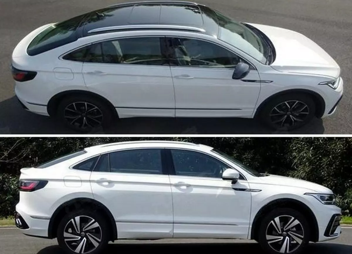 Merchant Volkswagen Tiguan izgledao je bez kamuflaže. Kao temelj uzeo je istegnutu verziju 20826_4