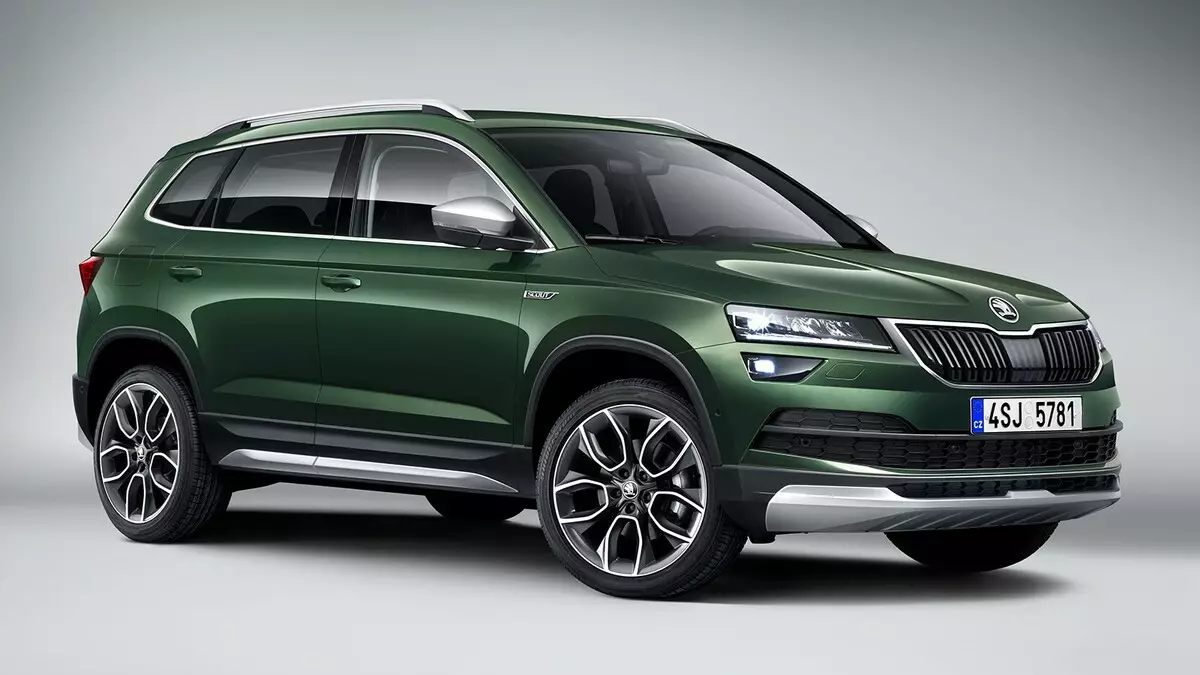 Skoda adapta un cruce de karoq compacto para fuera de carretera