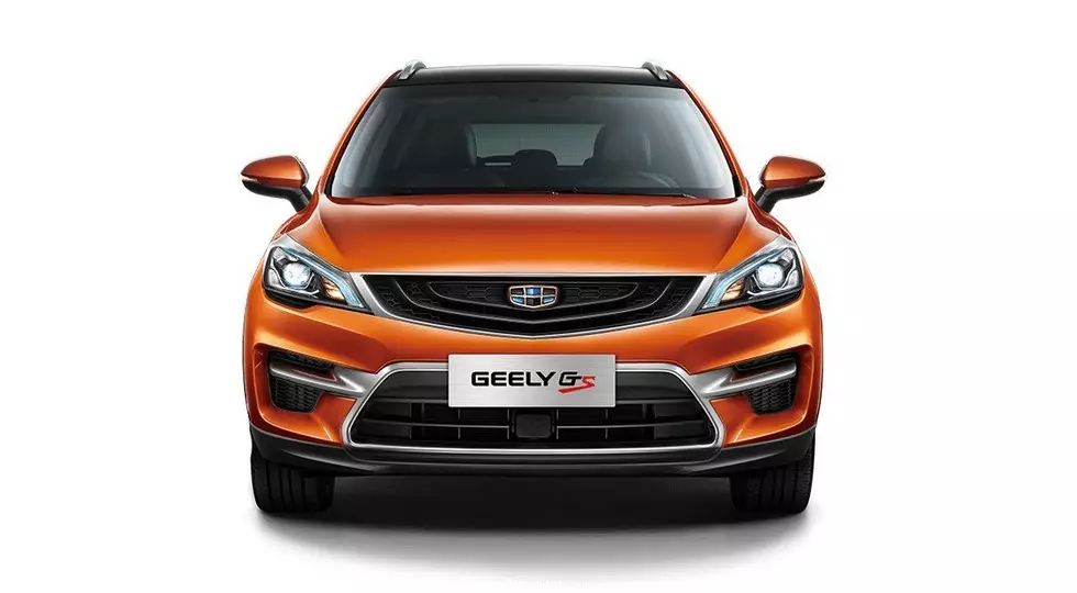 Още веднъж актуализираните GS на Geely Emgrand се появиха на официални снимки: Салонът също беше блокиран 21421_11