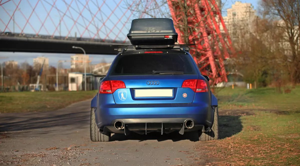 Mga eksperimento na may magandang: tuning Audi A4 Avant S-line 21466_3