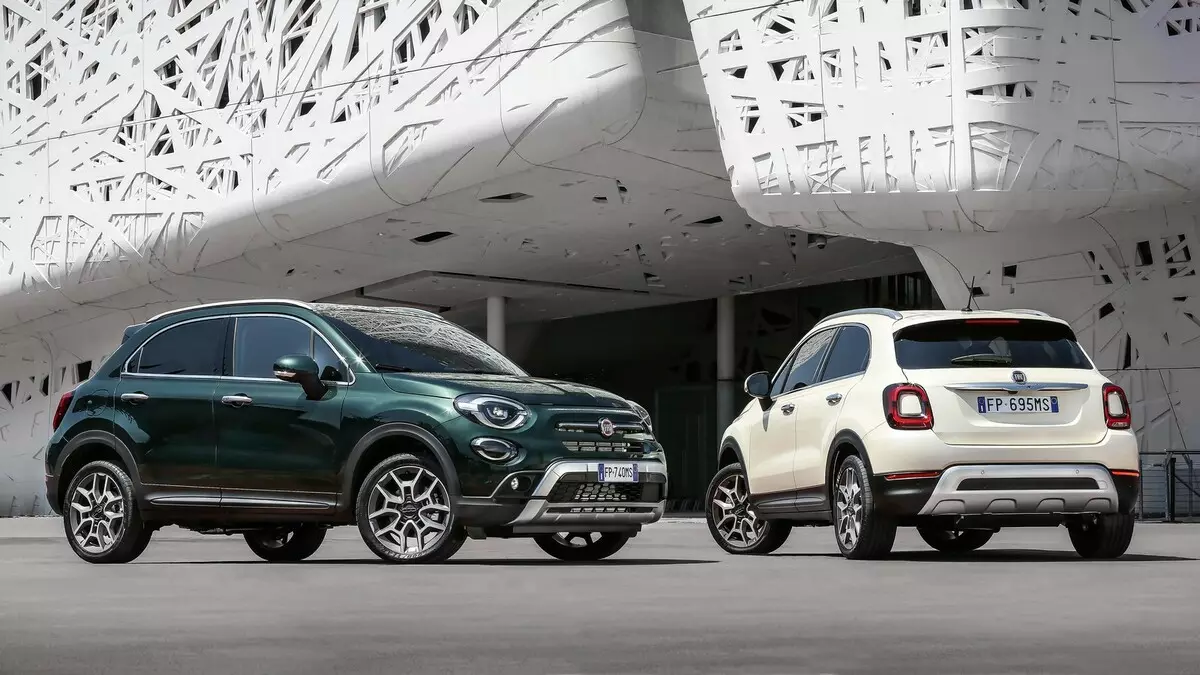 Restyling Fiat 500x: Mga pagbabago sa hitsura, mga bagong motors at kagamitan 21672_7