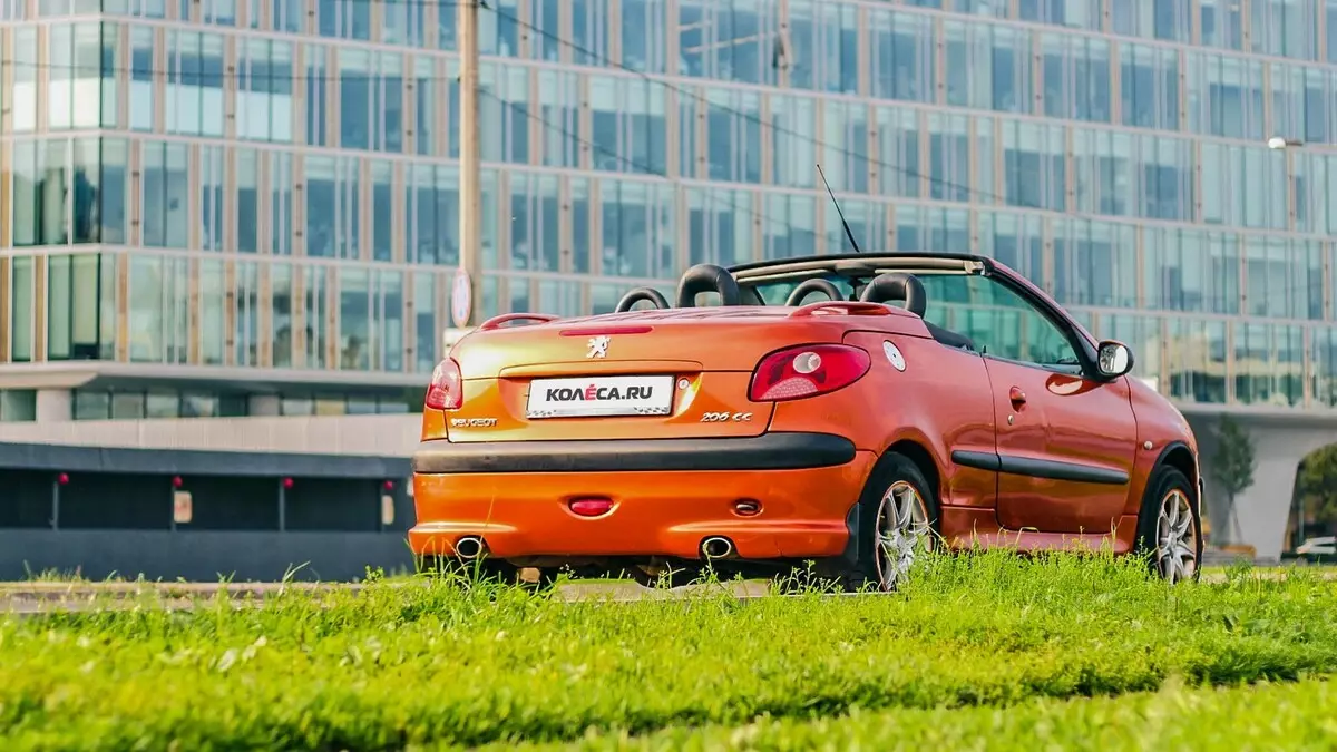 Peugeot 206 SS Orange Belakang (2)