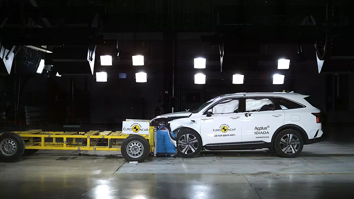 Kia Sorento i Euro NCAP-test: allvarliga problem på 