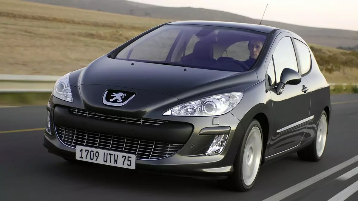 Peugeot 308 3-doras ar fud an domhain '2007-10