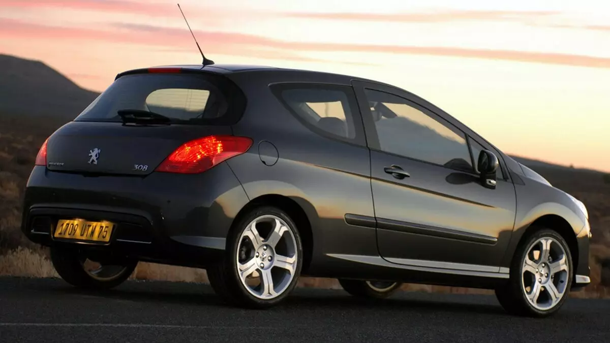 PEUGEOT 308 3-DOOR WORLDWIDE '2007-10