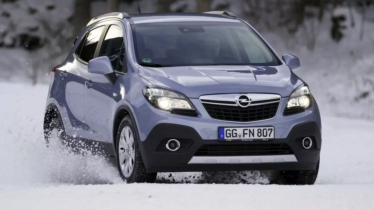 Сүрөттө: Opel mokka турбо 4 × 4 '2012-16