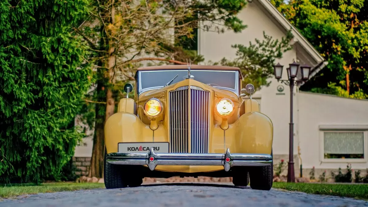 Packard zortzi 1937 aurrealdeko horia (2)