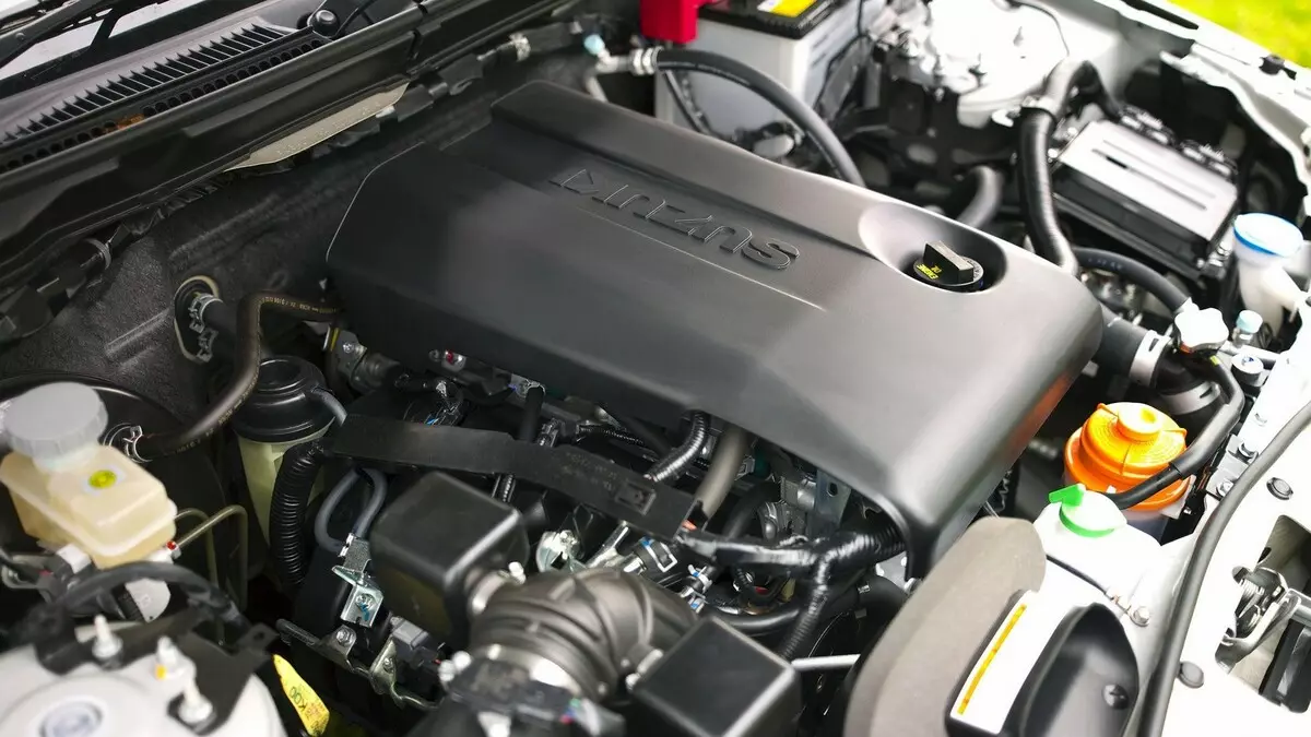 In the photo: under the hood of Suzuki Grand Vitara 3-Door '2008-12