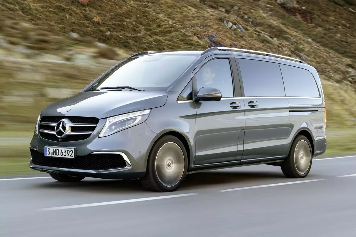 Dikemaskini Mercedes-Benz V-Class: Diesel Baru dan versi Elektrik pada pendekatan 23117_5