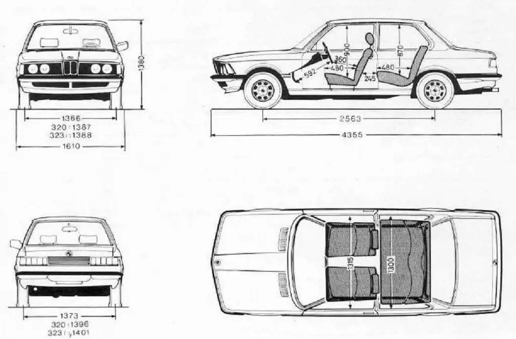 VAZ-2106 ve BMW 3 Serisi E21 karşılaştırın 23403_46