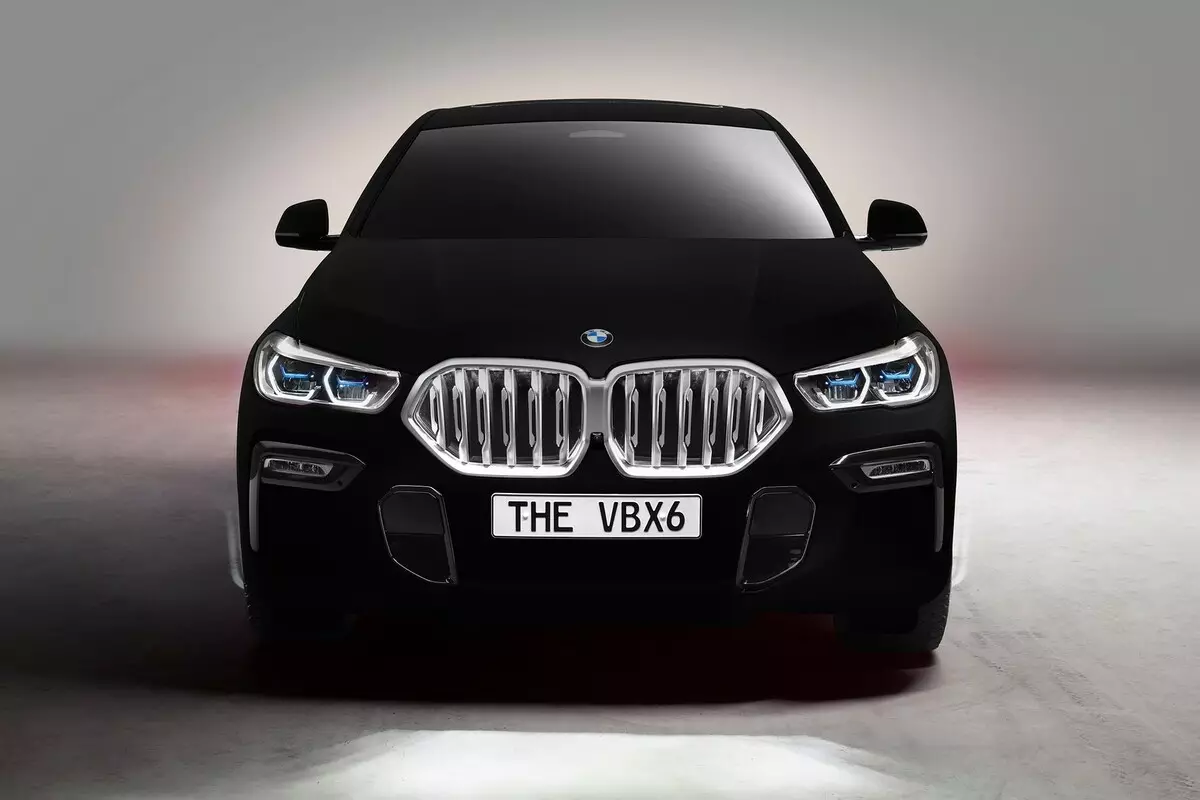 Blossother lannwit: New BMW X6 pentire nan yon koulè inik limyè-absòbe 23705_2