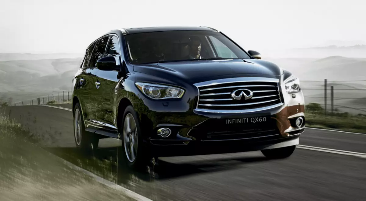 Na fotografiji: Infiniti QX60, Topicla verzija za Rusiju