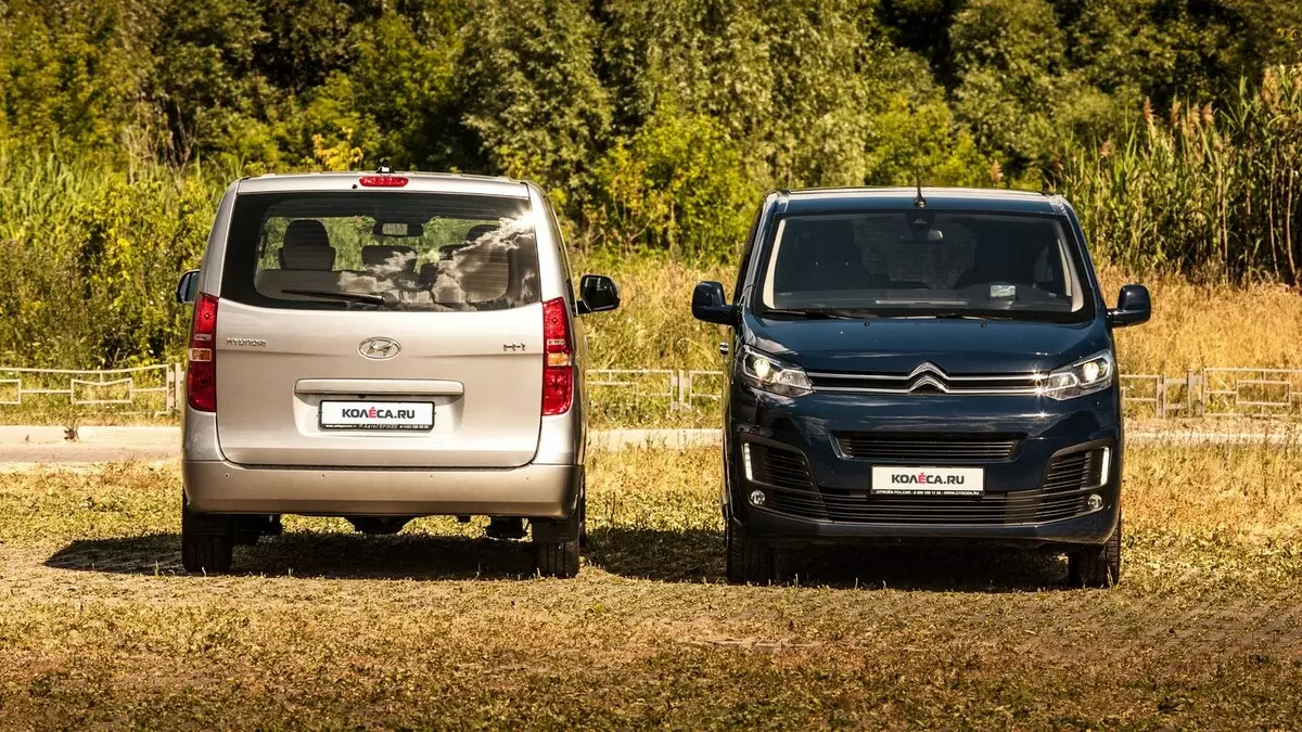 Citroen SpaceTourer și Hyundai H1