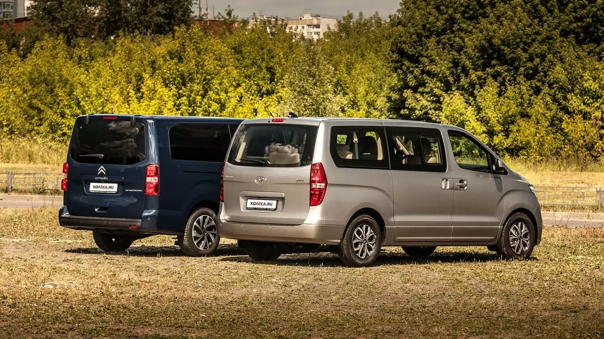 Citroen SpaceTourer și Hyundai H1