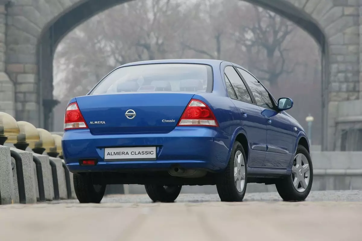 Nissan Almera Classic B10: Reviews, Les ak inconvénients 24142_3