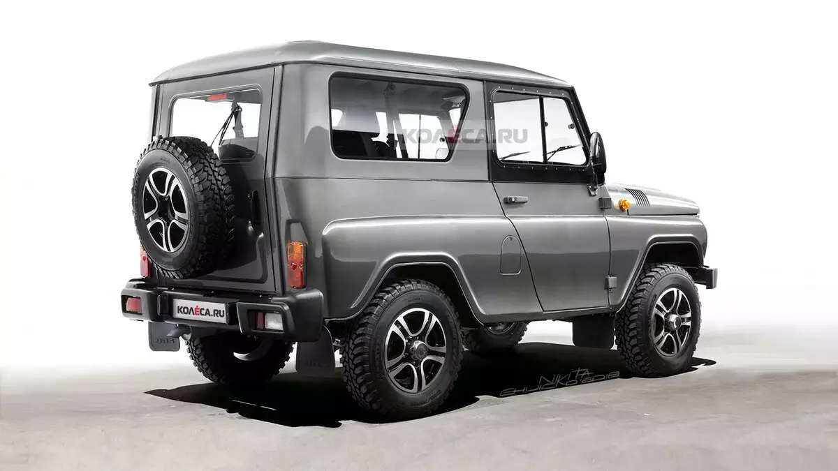 UAZ Hunter 3Door Rear1