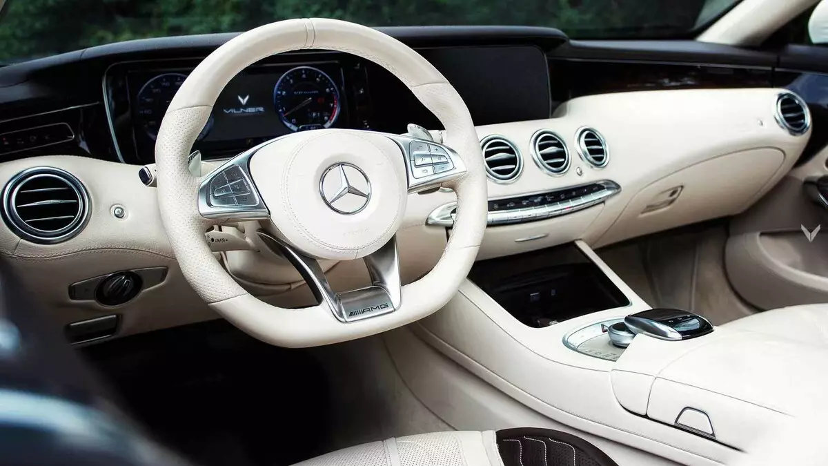 Mercedes-AMG S 63 ricevis ĝisdatigon de interno de Vilner 24289_8