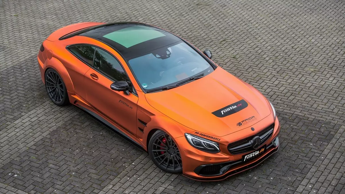 Ikon Orange: matsanancin Coupe Mercedes-Benz S-Class 24294_1